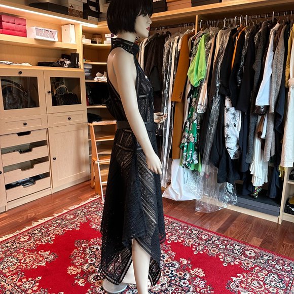 LEO & LIN | Dresses | Leo Lin Lace Black Dress | Poshmark
